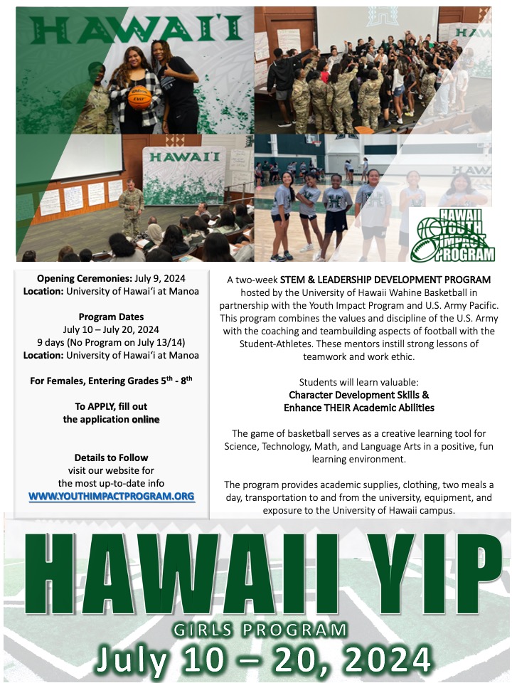 2024 Hawaii Youth Impact Program for Girls | Youth Impact Program